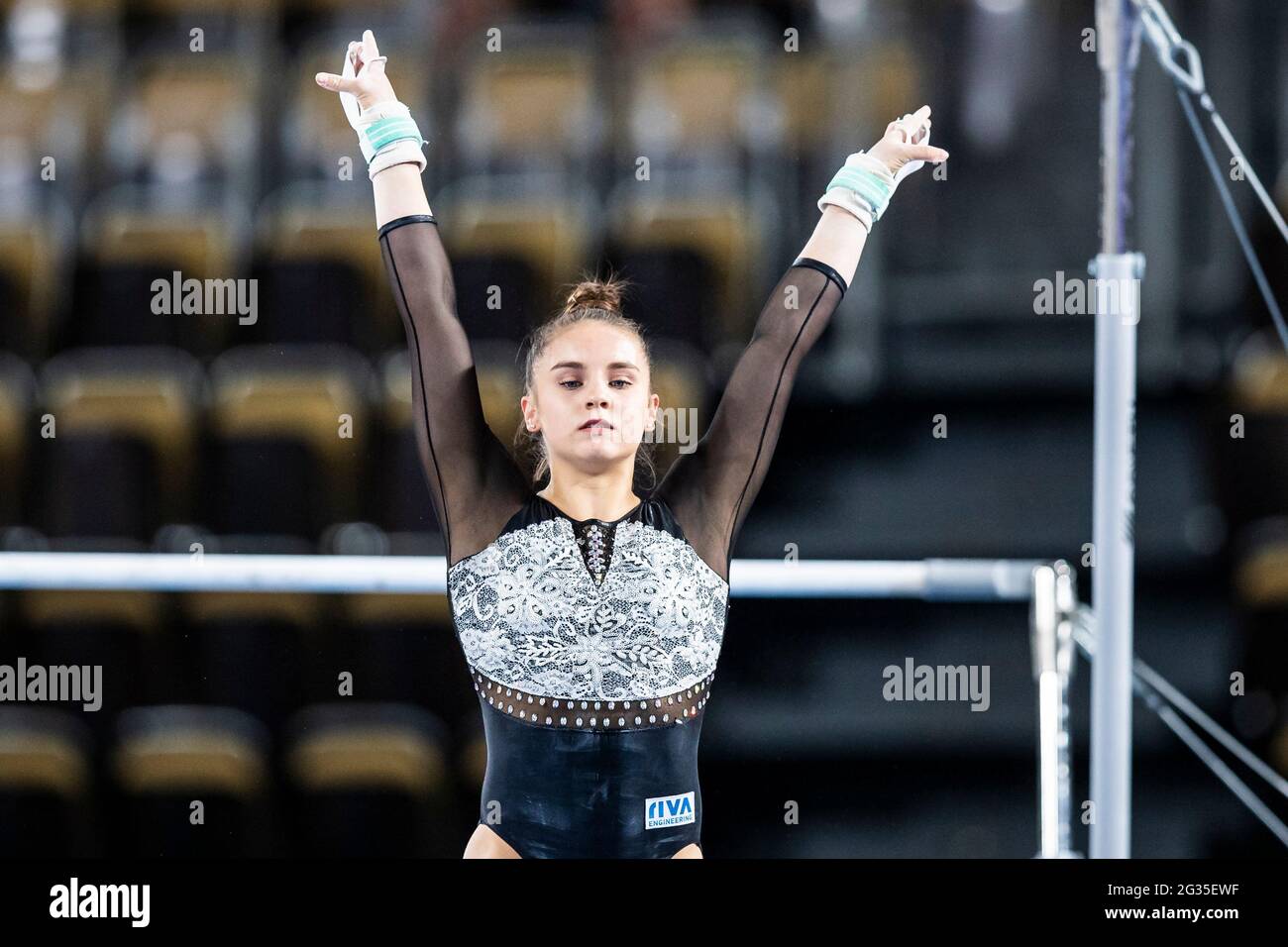 Munich, Germany. 12th June, 2021. Gymnastics: Olympic Qualification ...
