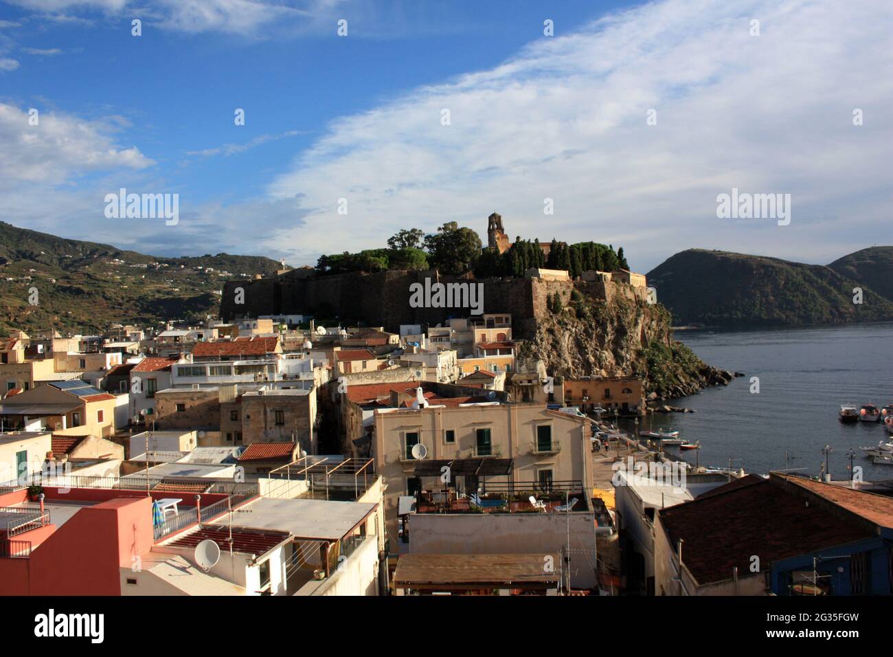 Lipari castle hi-res stock photography and images - Alamy