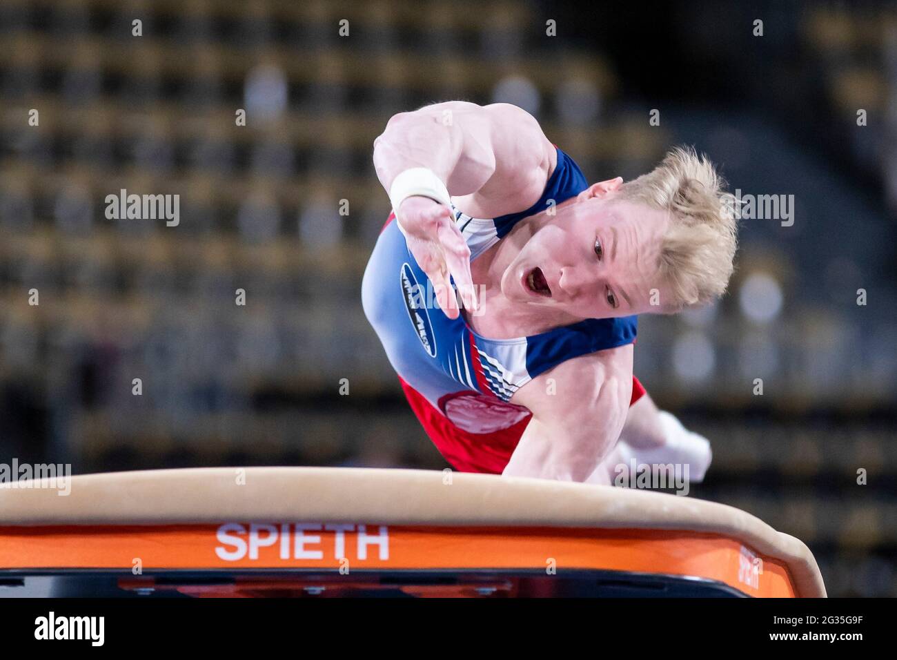 Munich, Germany. 12th June, 2021. Gymnastics: Olympic qualification ...