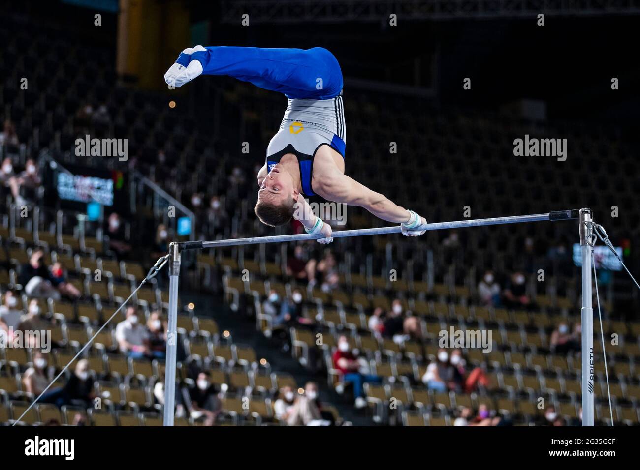 Munich, Germany. 12th June, 2021. Gymnastics: Olympic qualification ...