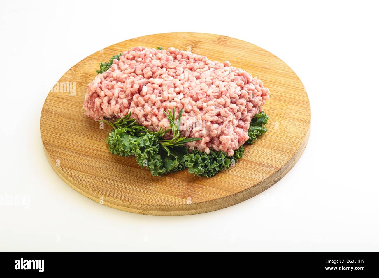 Raw fat pork minced meat for cooking Stock Photo - Alamy