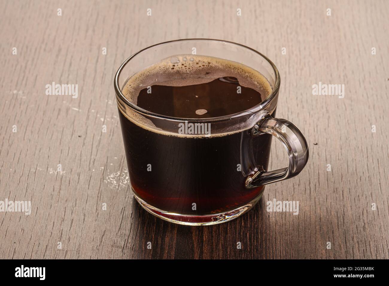 Traditional Americano coffee in the cup Stock Photo - Alamy