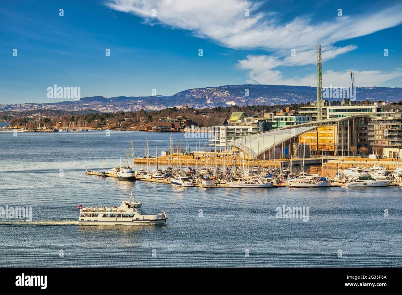 Oslo Norway, city skyline at Oslo harbour Stock Photo - Alamy