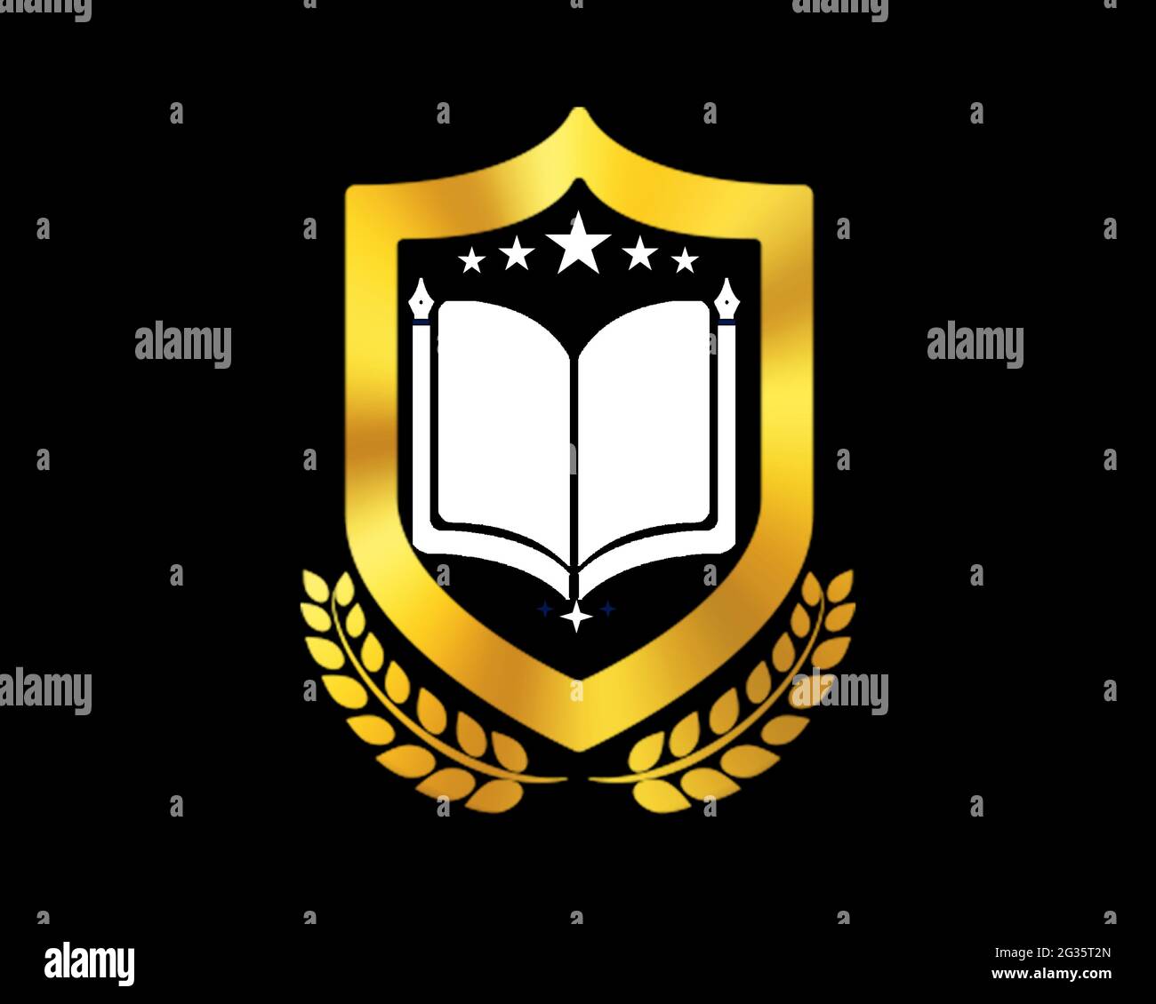 Superhero shield logo hi-res stock photography and images - Alamy