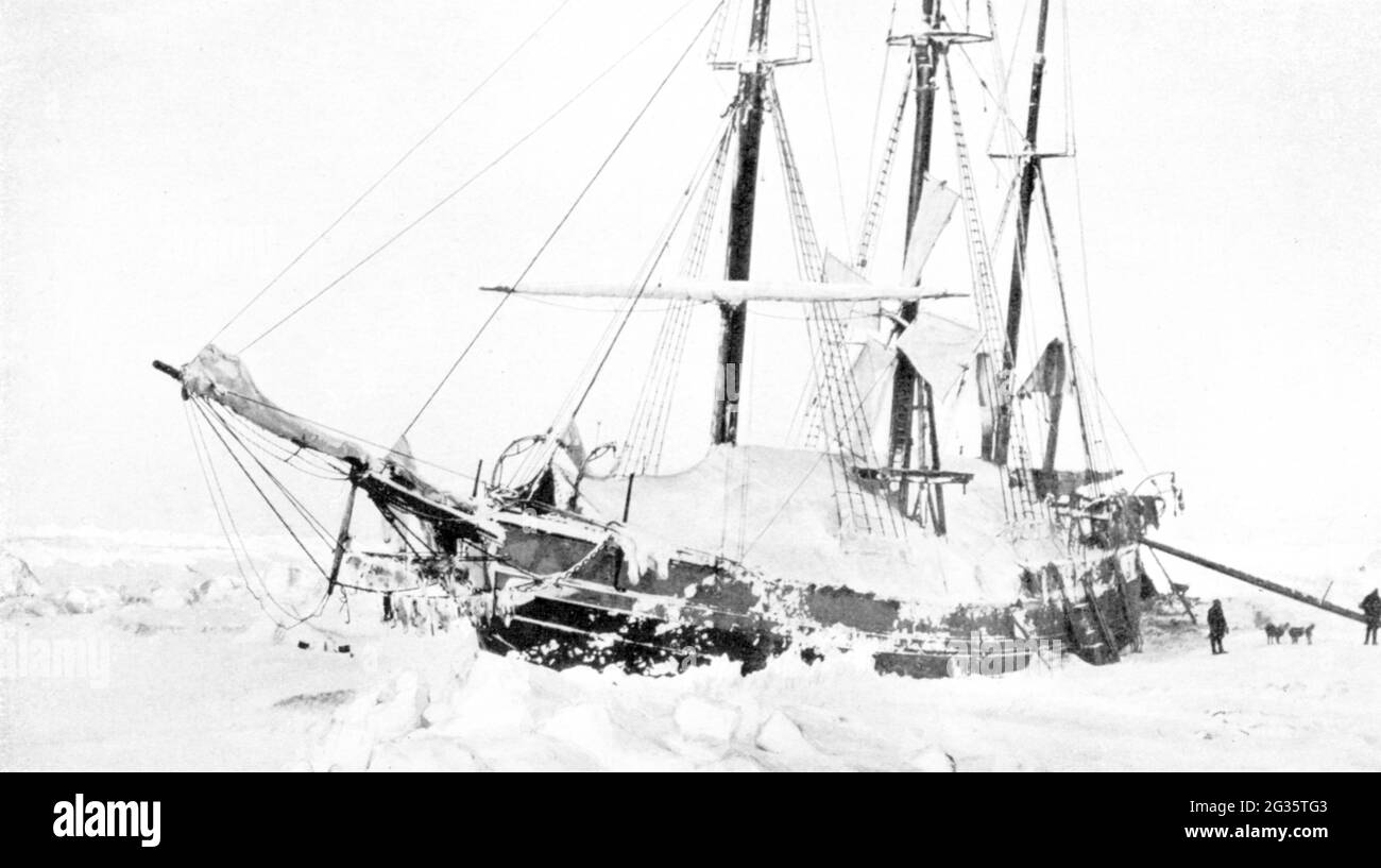 expedition, polar expedition, Fram expedition 1893 - 1896, "Fram" freed ...