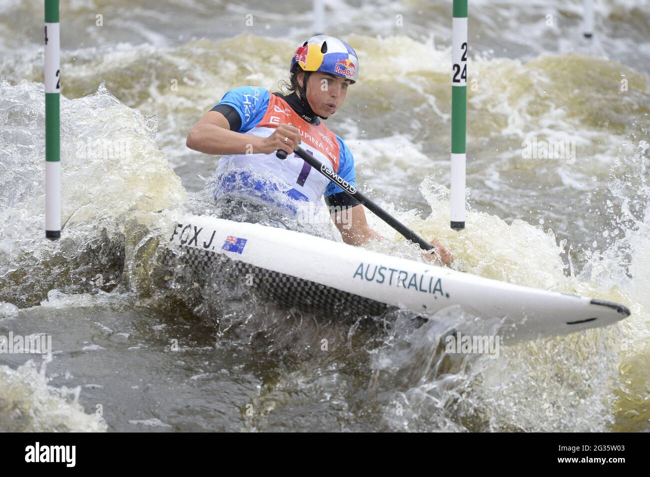 Prague, Czech Republic. 13th June, 2021. Jessica Fox of Australia ...