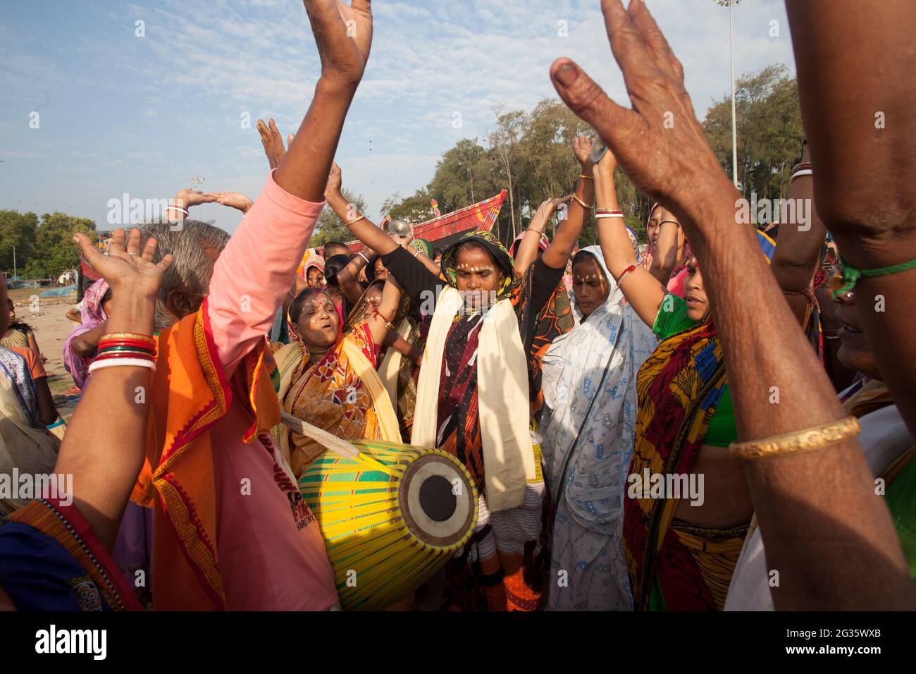 People of Odisha, India celebrating a ritual called Boitha Bandhana ...