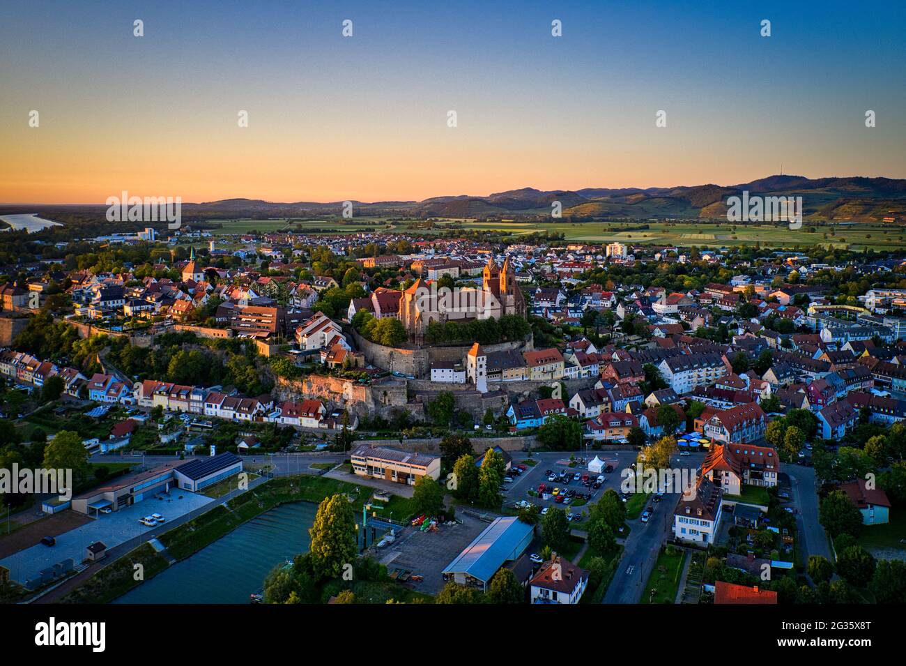 Breisach am Rhein Schwarzwald Germany Black Forest Kaiserstuhl Stock ...