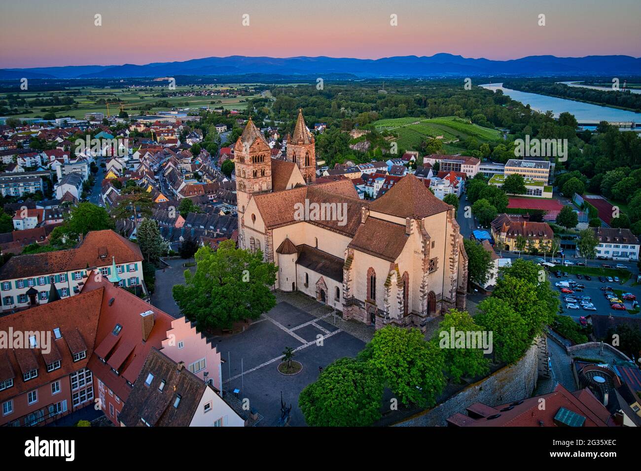 Breisach am Rhein Schwarzwald Germany Black Forest Kaiserstuhl Stock ...