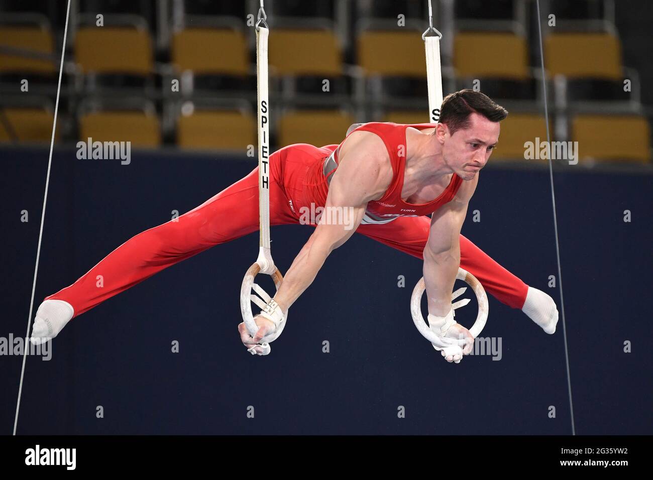 Munich, Deutschland. 12th June, 2021. Andreas TOBA (GER), action on the ...