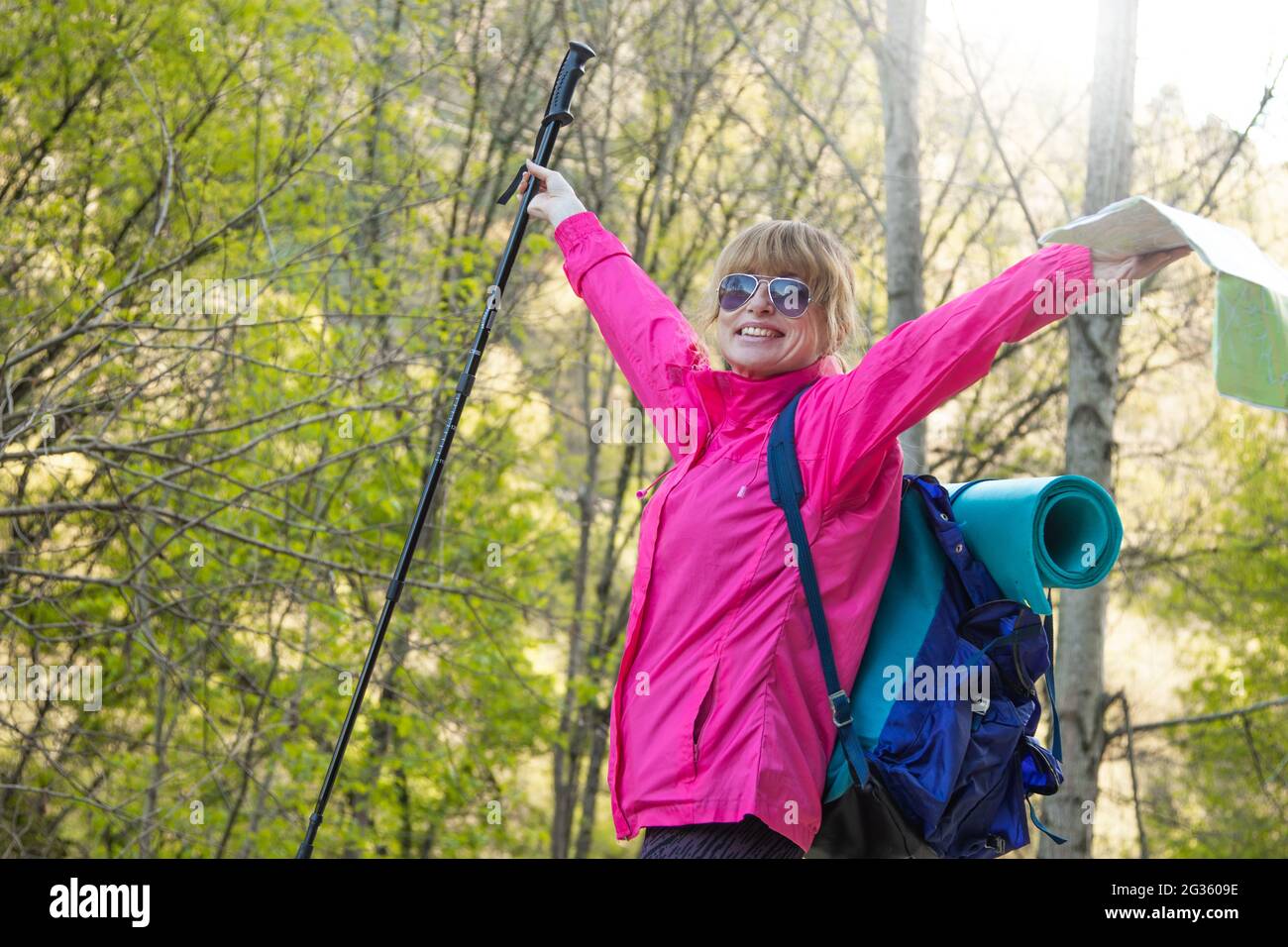 Happy excited woman hi-res stock photography and images - Alamy