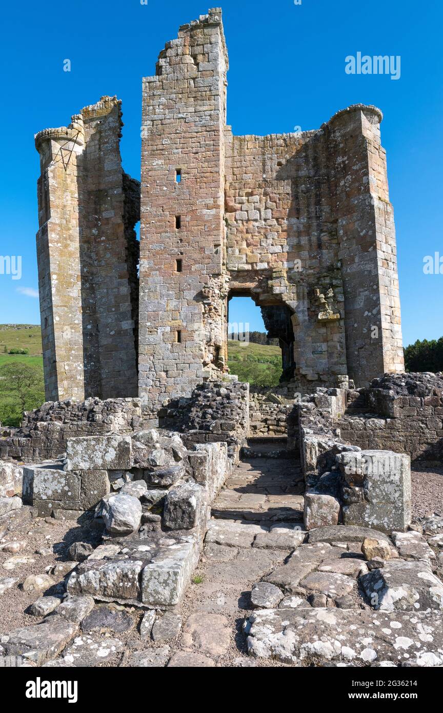 Edlingham Castle is a small ruin of a castle in Edlingham ...