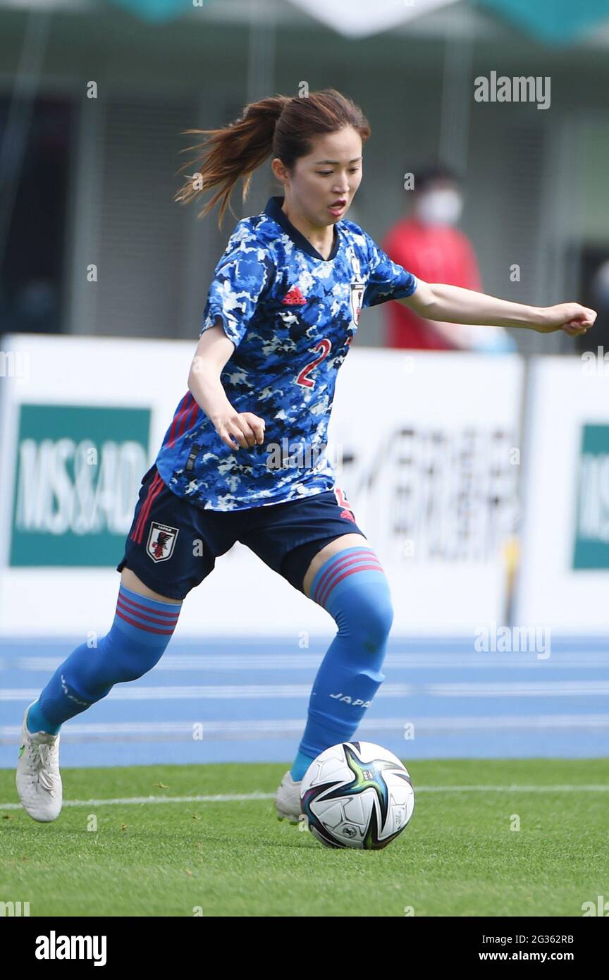Kanseki Stadium Tochigi, Tochigi, Japan. 13th June, 2021. Risa Shimizu ...