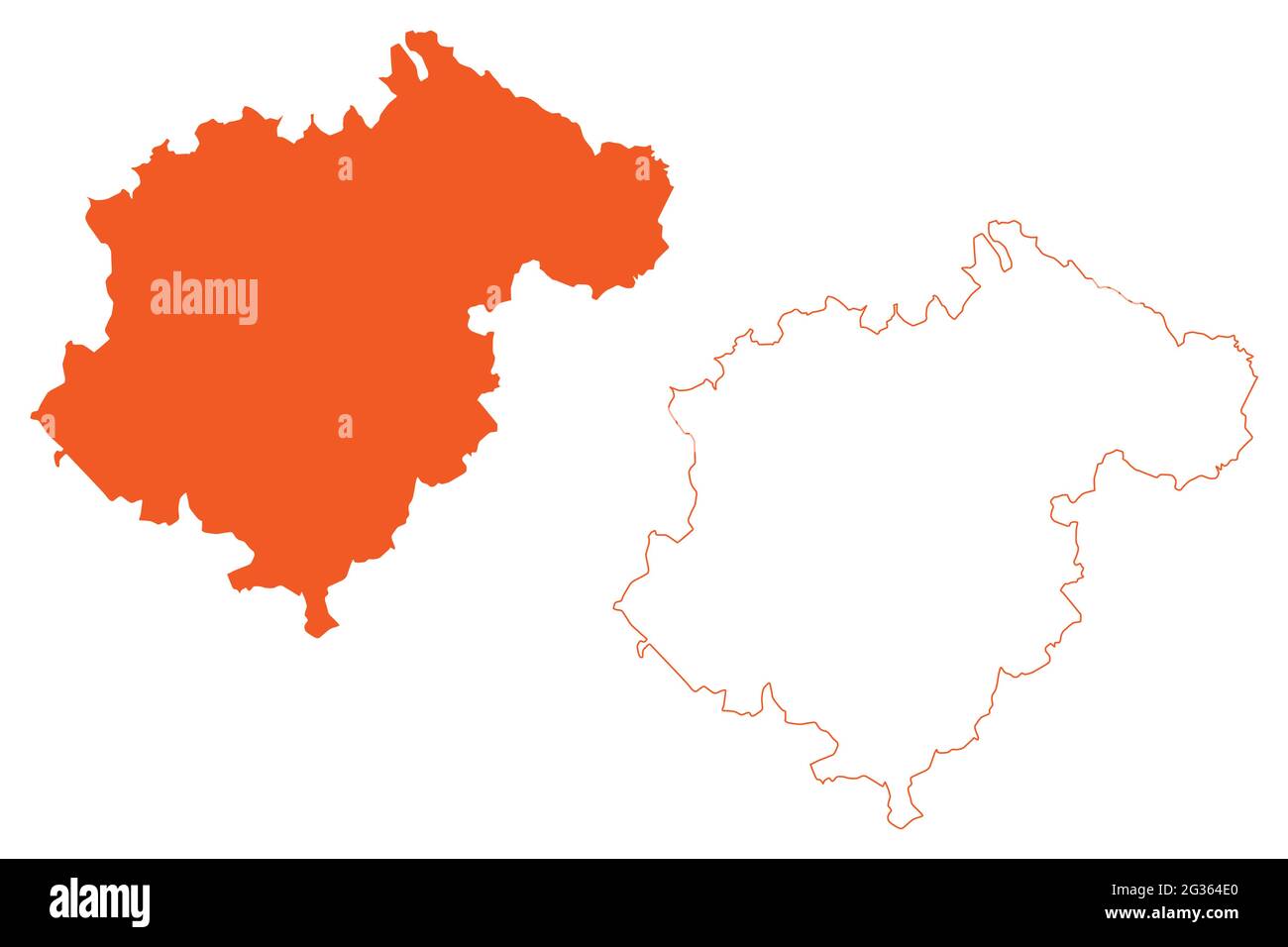 Map of teruel spain Stock Vector Images - Alamy