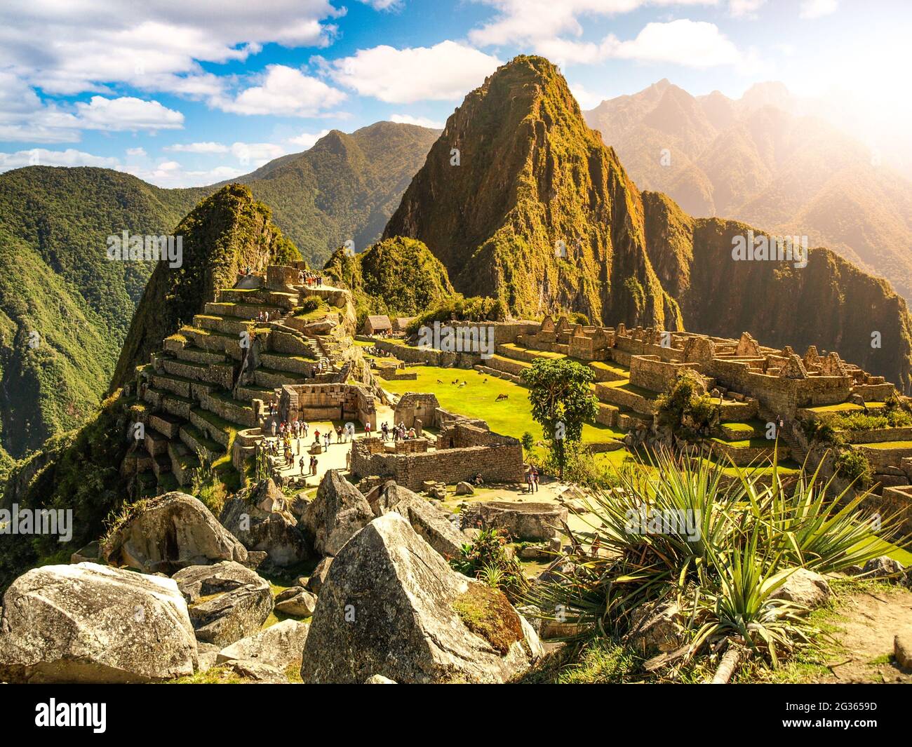 Machu Picchu - lost Incan City Stock Photo - Alamy