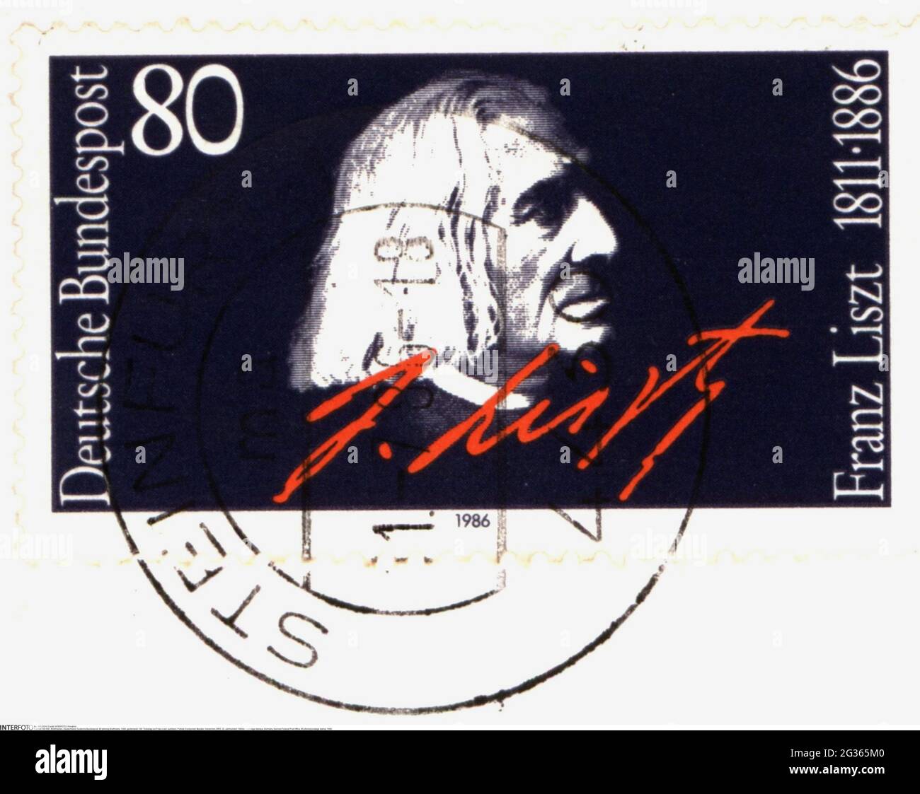 Post stamp germany hi-res stock photography and images - Alamy