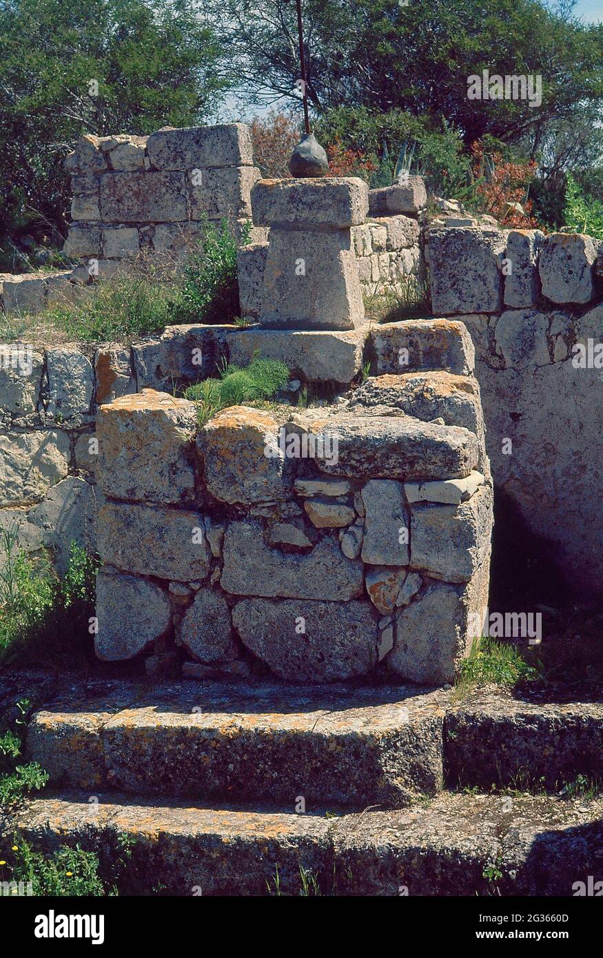 RUINAS - FOTO AÑOS 60. Location: EXTERIOR. MONTE TABOR. ISRAEL Stock ...