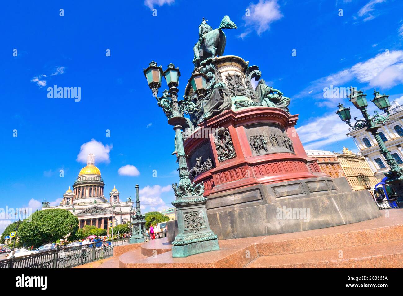 Saint Isaac Square, Saint Isaac Cathedral, Saint Petersburg, UNESCO ...