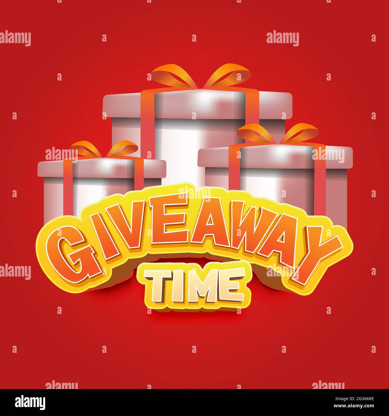 Free giveaway poster Stock Vector Images - Alamy