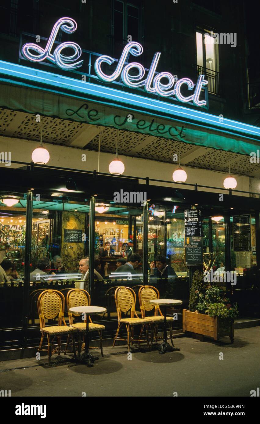 Le select and montparnasse hi-res stock photography and images - Alamy