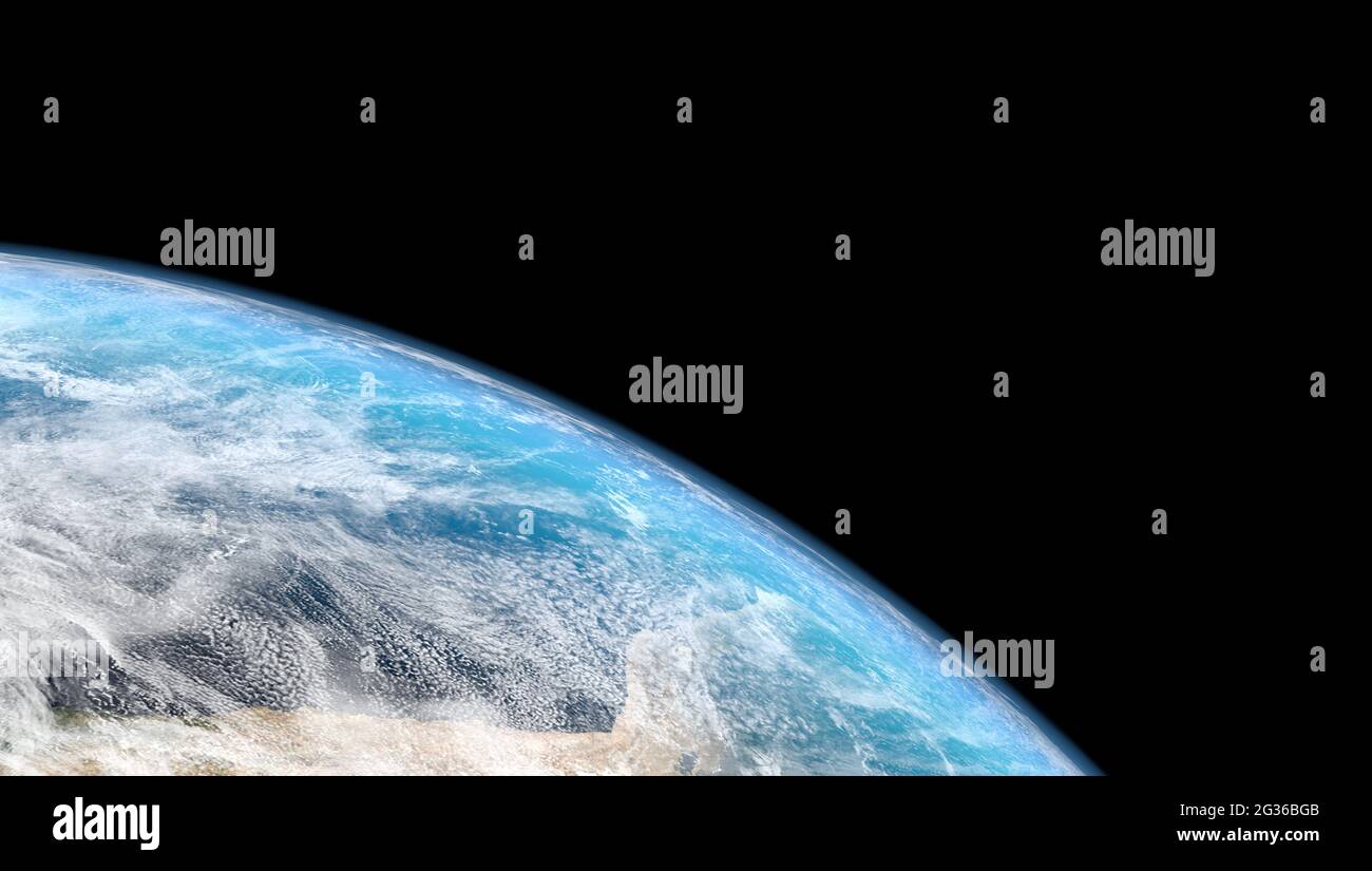 Earth without clouds space hi-res stock photography and images - Alamy