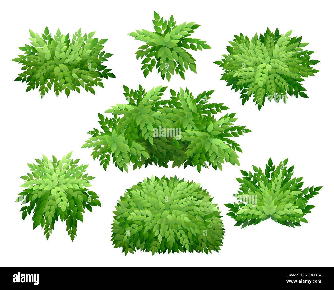 Nature garden natural bushes Stock Vector Image & Art - Alamy