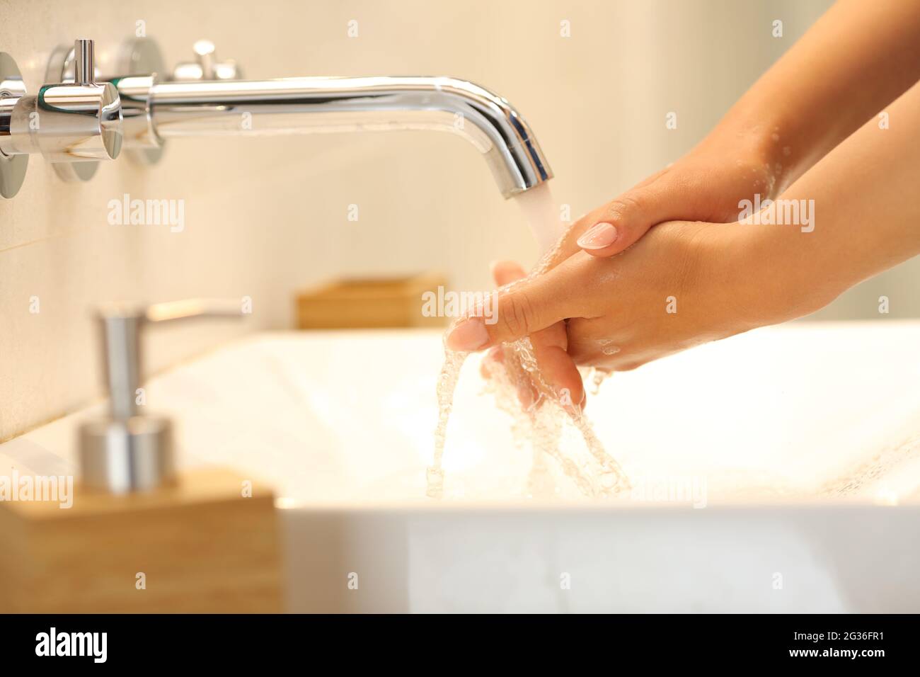 Woman nails cleaning hi-res stock photography and images - Alamy