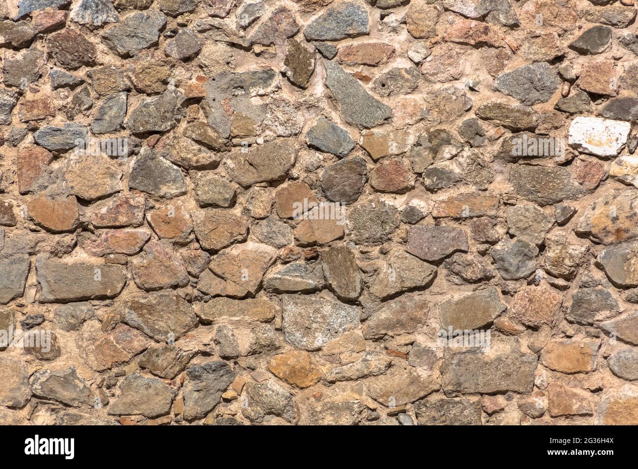 Architecture textures, detailed and rustic of paired masonry granite ...
