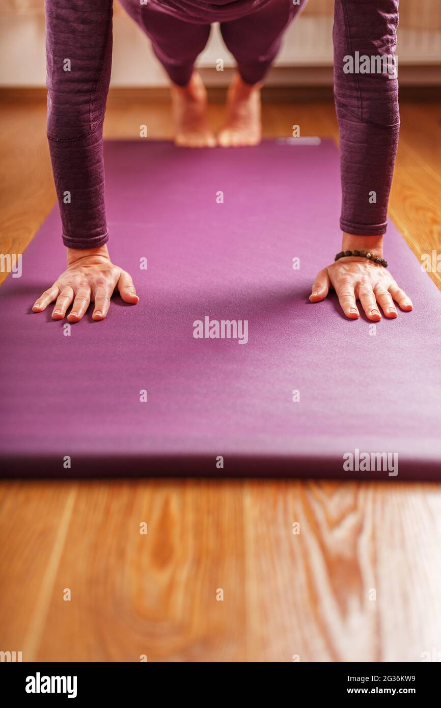 Hands asanas hi-res stock photography and images - Alamy