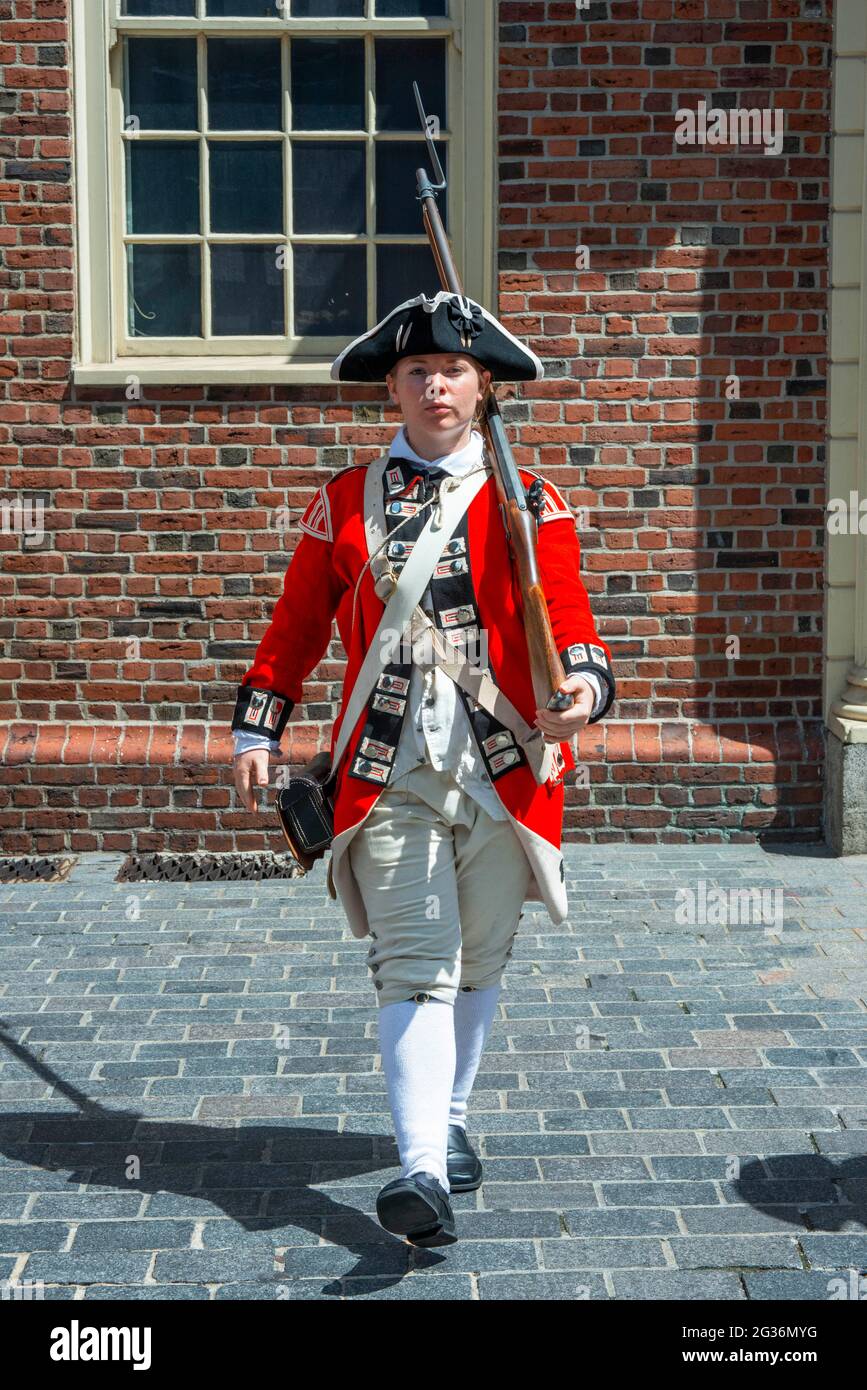 Boston Harborfest Redcoats Soldiers dressed in British Army Uniform ...