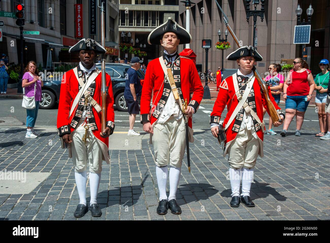 Boston Harborfest Redcoats Soldiers dressed in British Army Uniform ...