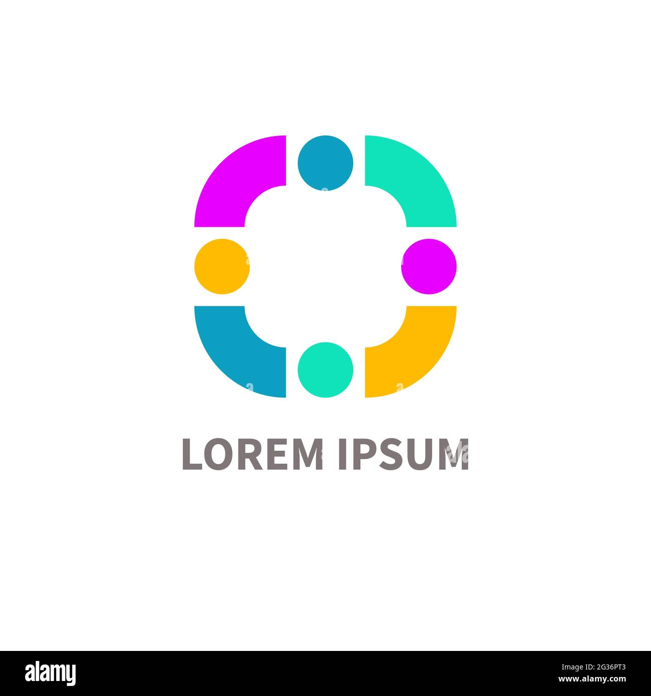 Community center and friends Stock Vector Images - Alamy