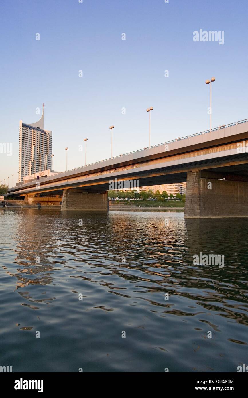 bridge Reichsbruecke, Austria, Vienna Stock Photo - Alamy