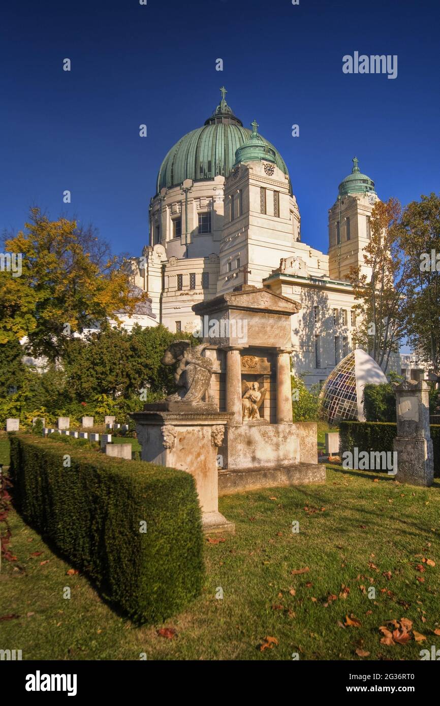 St. Charles Borromeo Cemetery Church in the Vienna Central Cemetery ...
