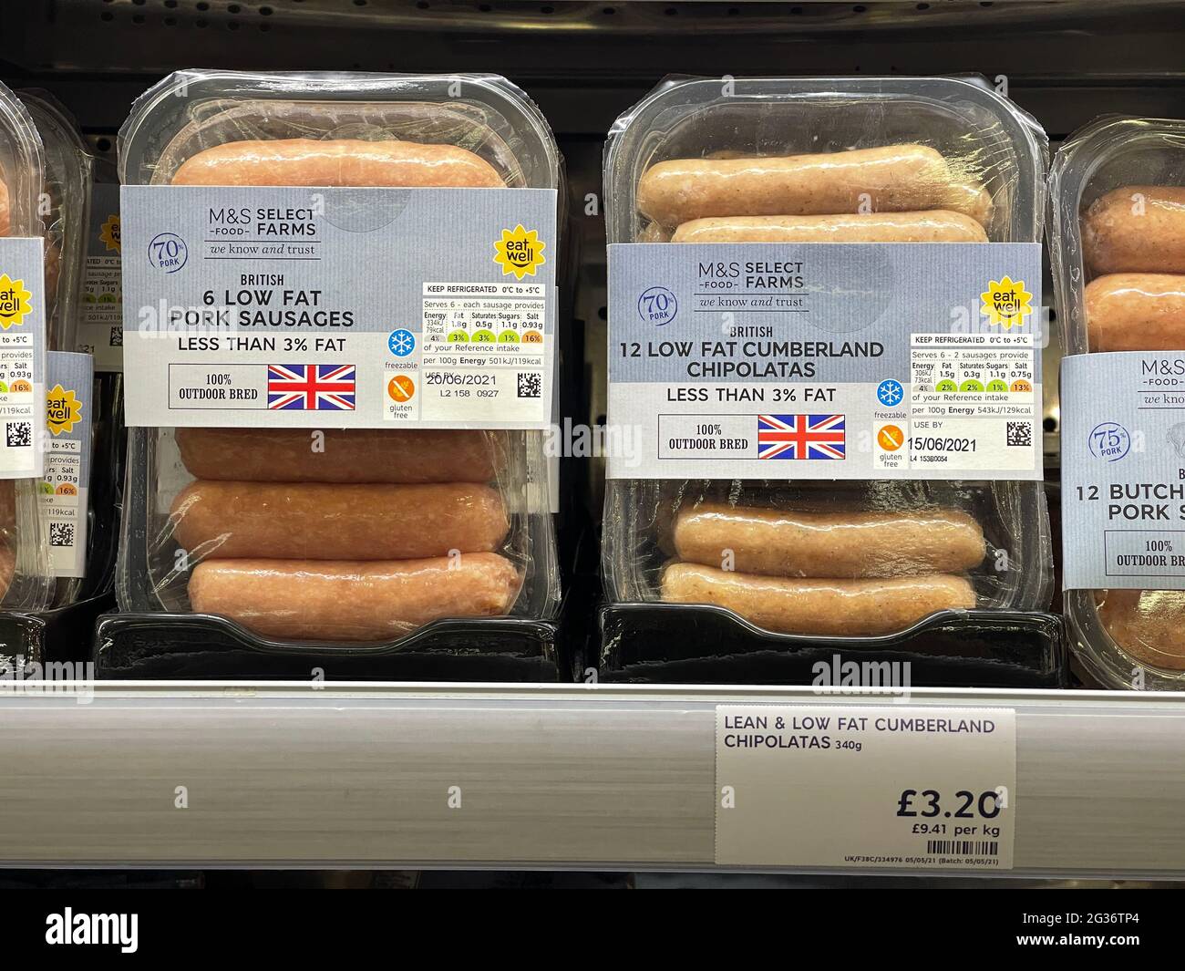 Sausages packets hi-res stock photography and images - Alamy