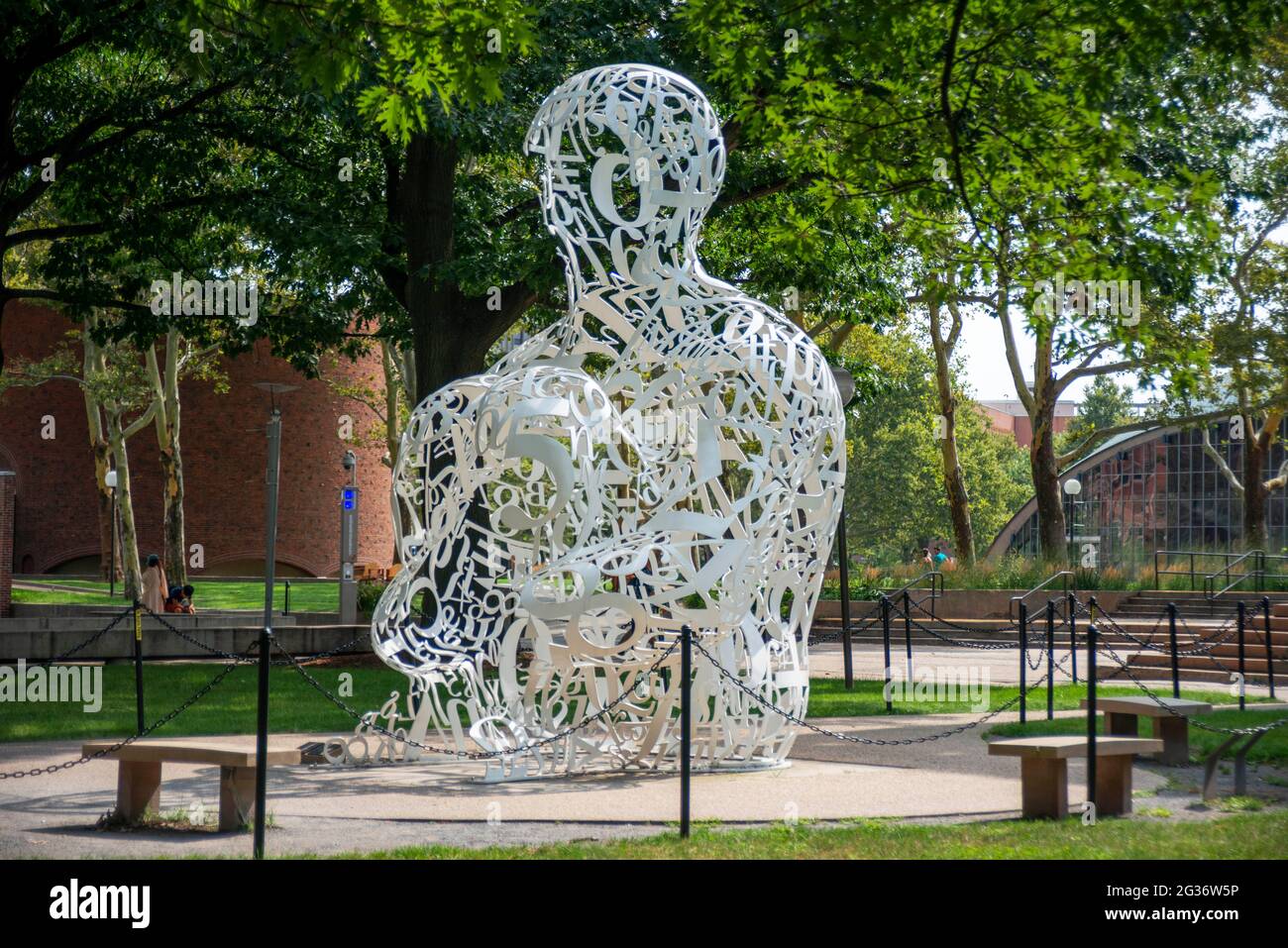 The Alchemist, a sculpture representing Thinking Man, at Boston's MIT ...