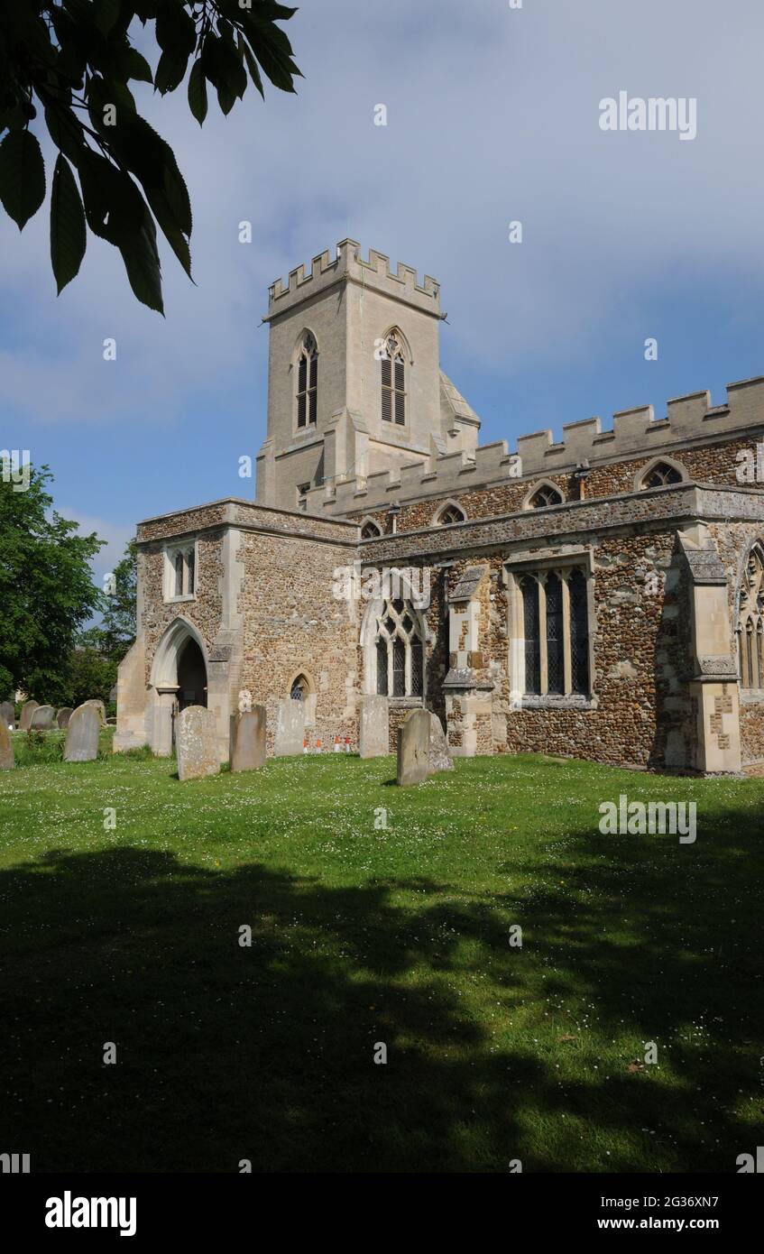 St Mary Magdalene Church, Dunton, Bedfordshire Stock Photo - Alamy