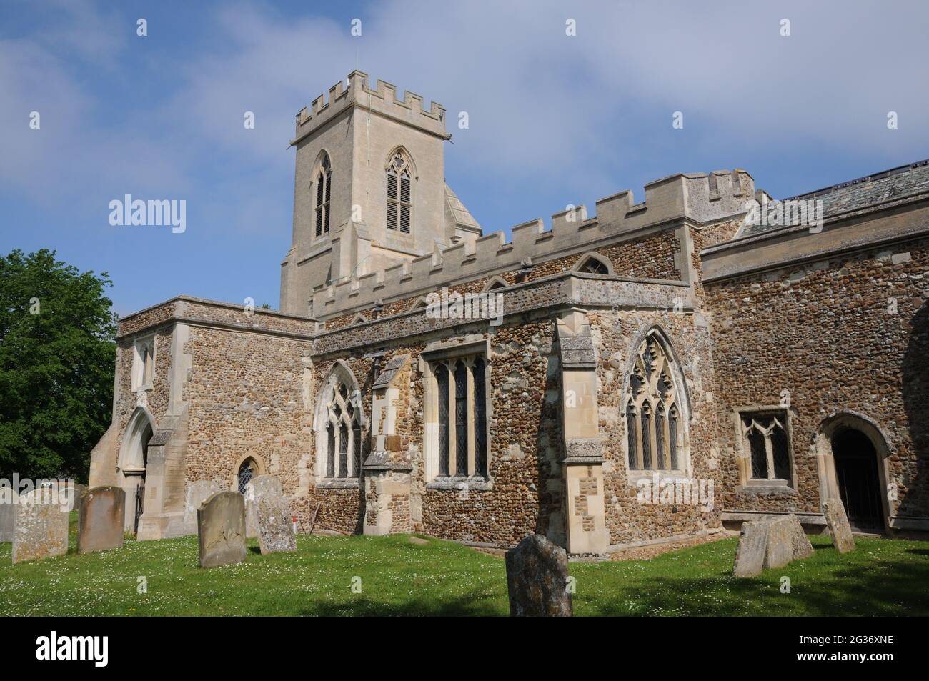 St Mary Magdalene Church, Dunton, Bedfordshire Stock Photo - Alamy