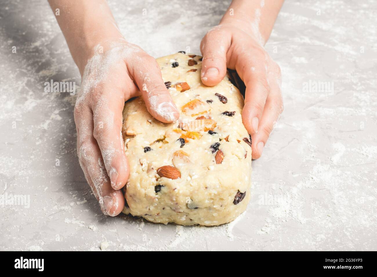 Raw dough candied fruits hi-res stock photography and images - Alamy