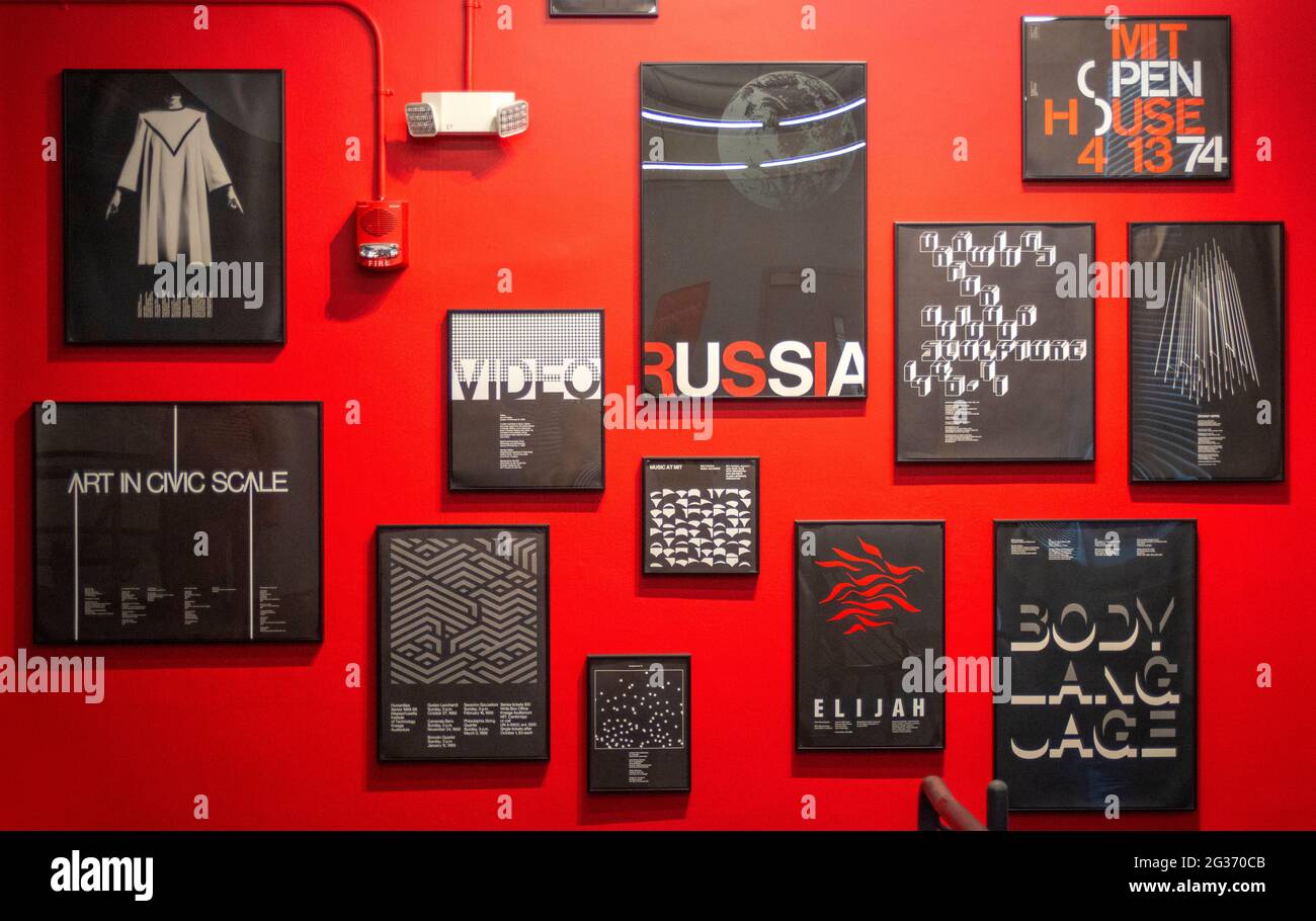 Art in civic scale. Inside MIT Museum Building at 265 Massachusetts ...