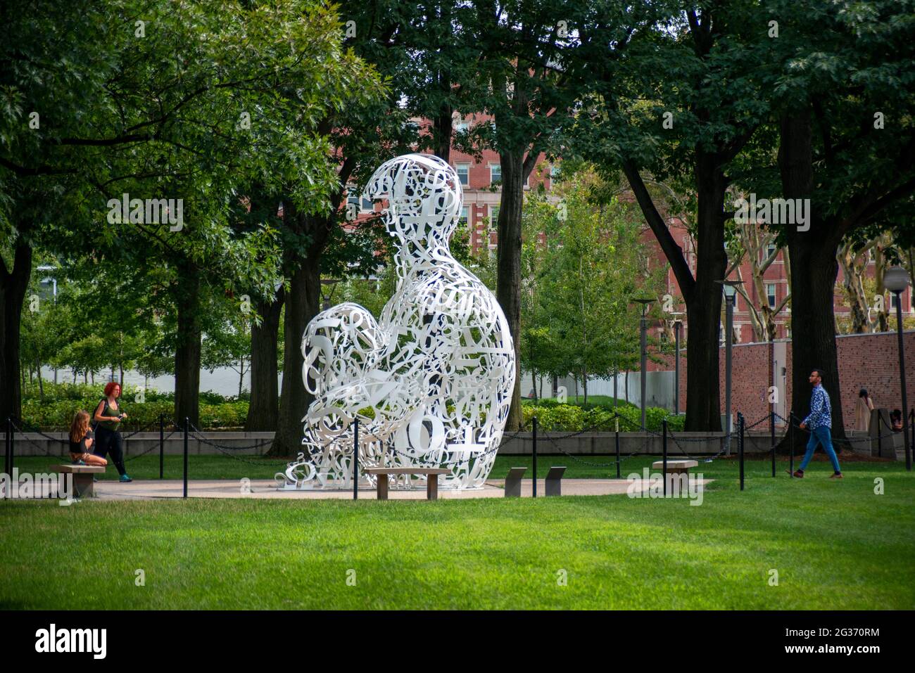 The Alchemist, a sculpture representing Thinking Man, at Boston's MIT ...