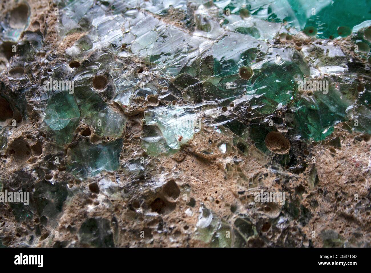 Textured glass rock detail abstract background Stock Photo - Alamy