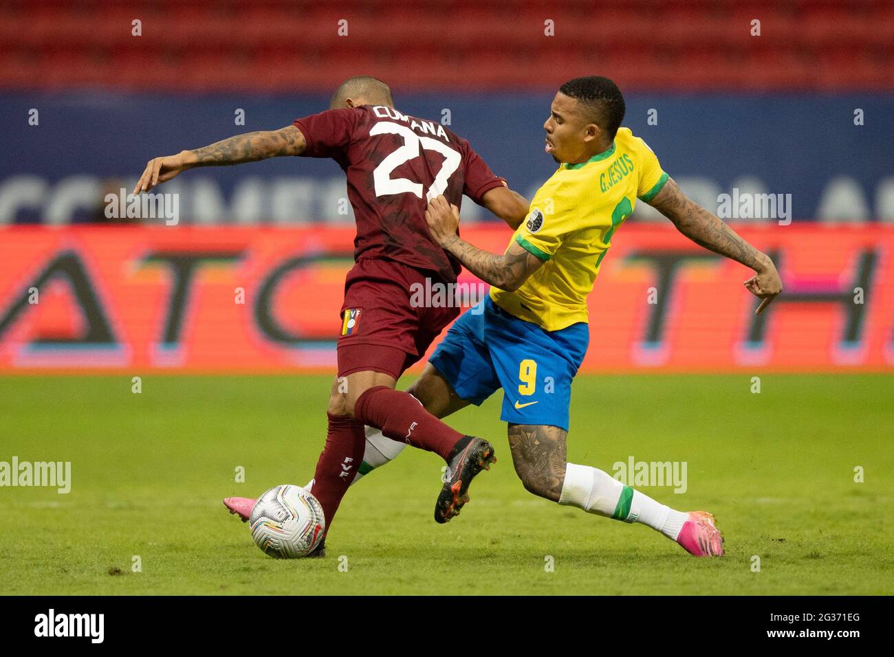 13th June 2021; Mane Garrincha Stadium, Brasilia, Distrito Federal ...