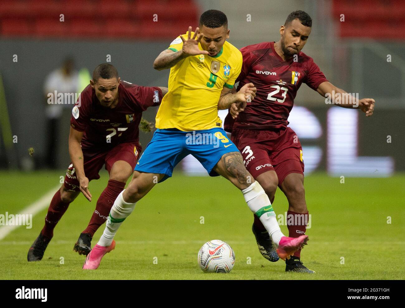 13th June 2021; Mane Garrincha Stadium, Brasilia, Distrito Federal ...