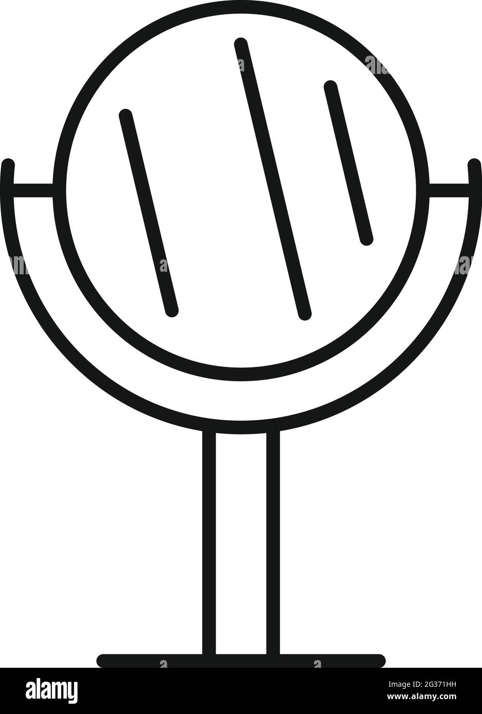 Mirror icon, outline style Stock Vector Image & Art - Alamy