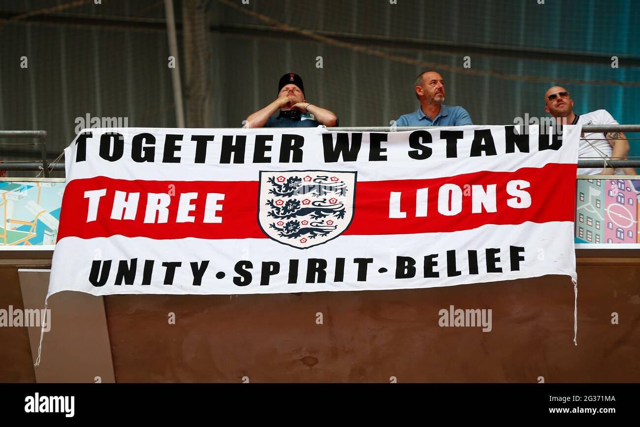 WEMBLEY, United Kingdom, JUNE 13: England Fans during European ...