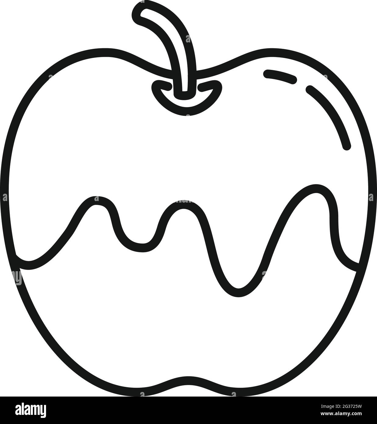 Stick apple Black and White Stock Photos & Images - Alamy