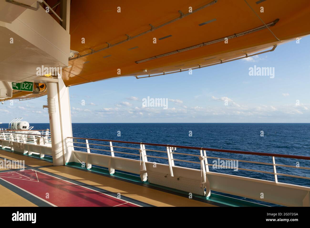 Caribbean, USA - May 04, 2015: A view of the interior of an empty ...