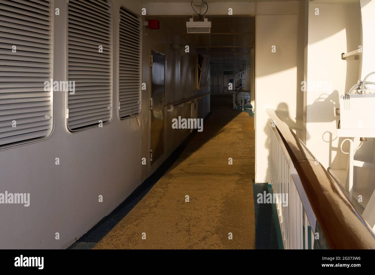 Caribbean, USA - April 29, 2015: A view of the interior of an empty ...
