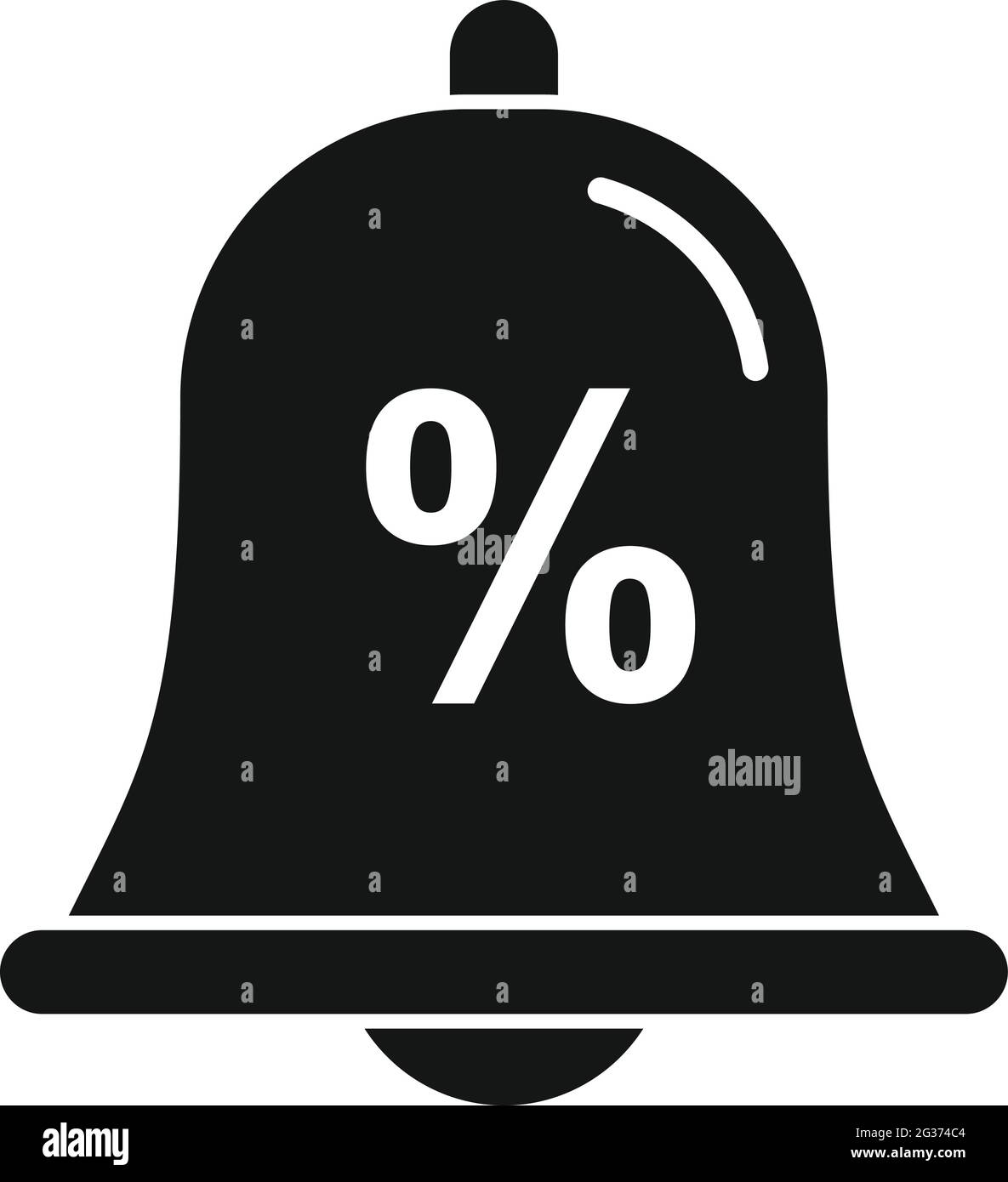 Bonus bell icon, simple style Stock Vector Image & Art - Alamy